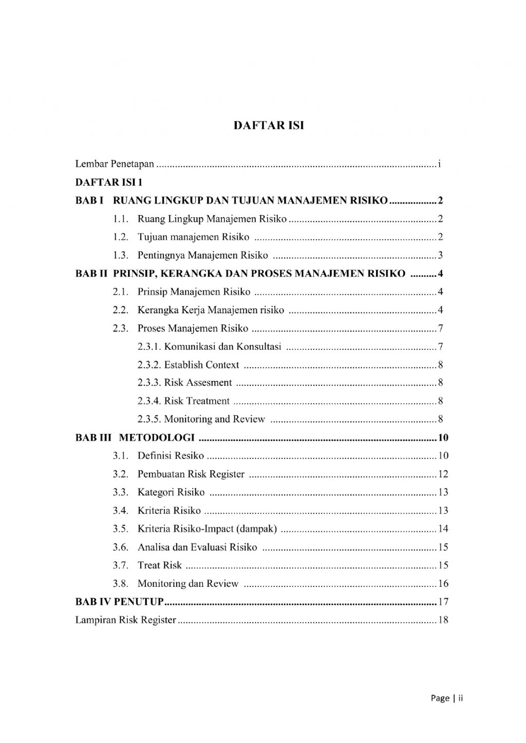 Deskripsi Manajemen-Resiko-TI-UINSI-Samarinda. – UPT. Teknologi ...
